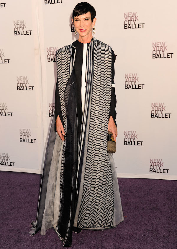 Dlisted | Amy Fine Collins arrives at the New York City Ballet 2014 ...
